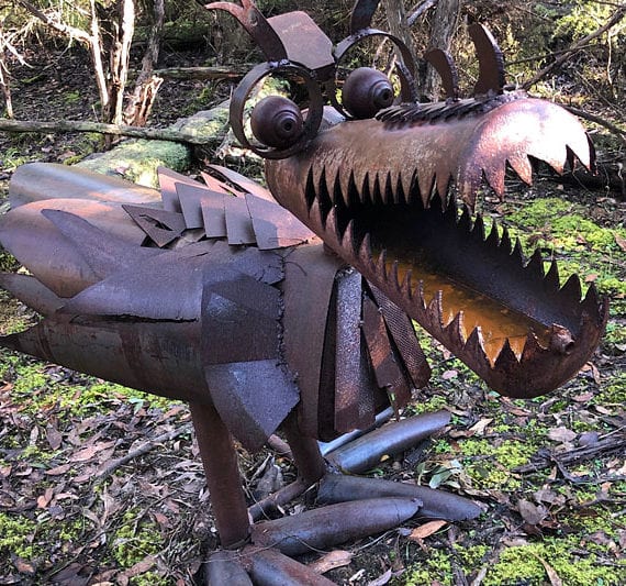 Tread Sculptures | Scrap Metal Animals and Characters | Tread Sculptures
