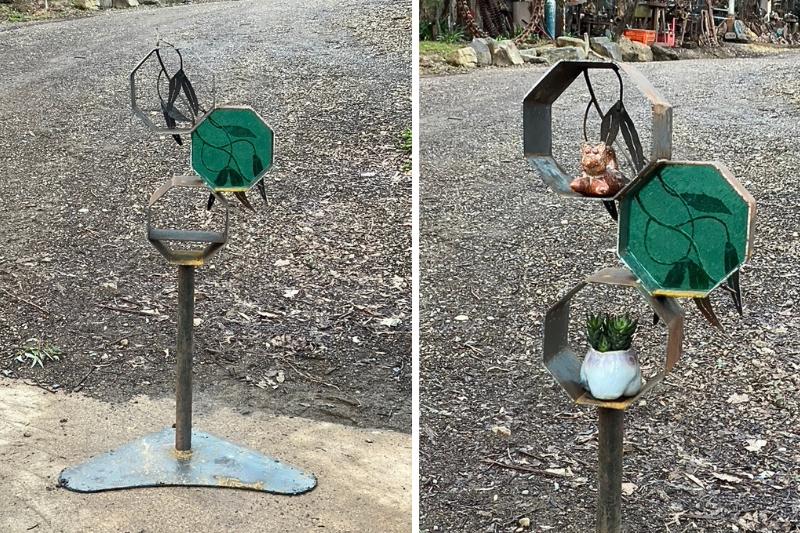 Falling Gum Leaves – Practical Garden Sculpture